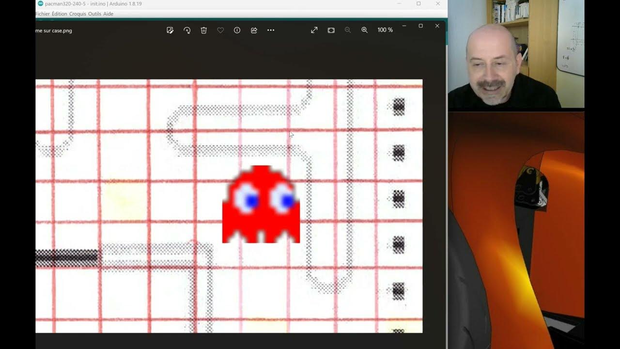 PACMAN sur Arduino ESP 32 et TFT 320x240: la gestion du plateau. - YouTube