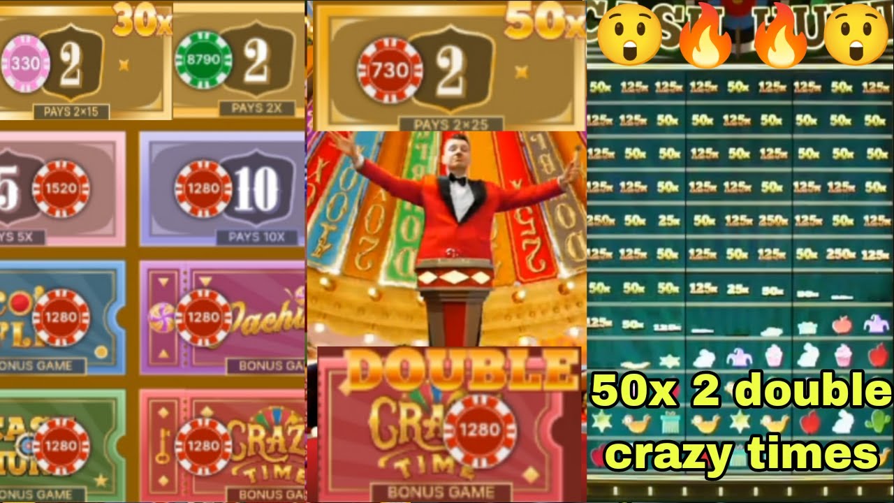 😲Crazy Time double again double | 50x number 2 | Have a lot of fun cant ...