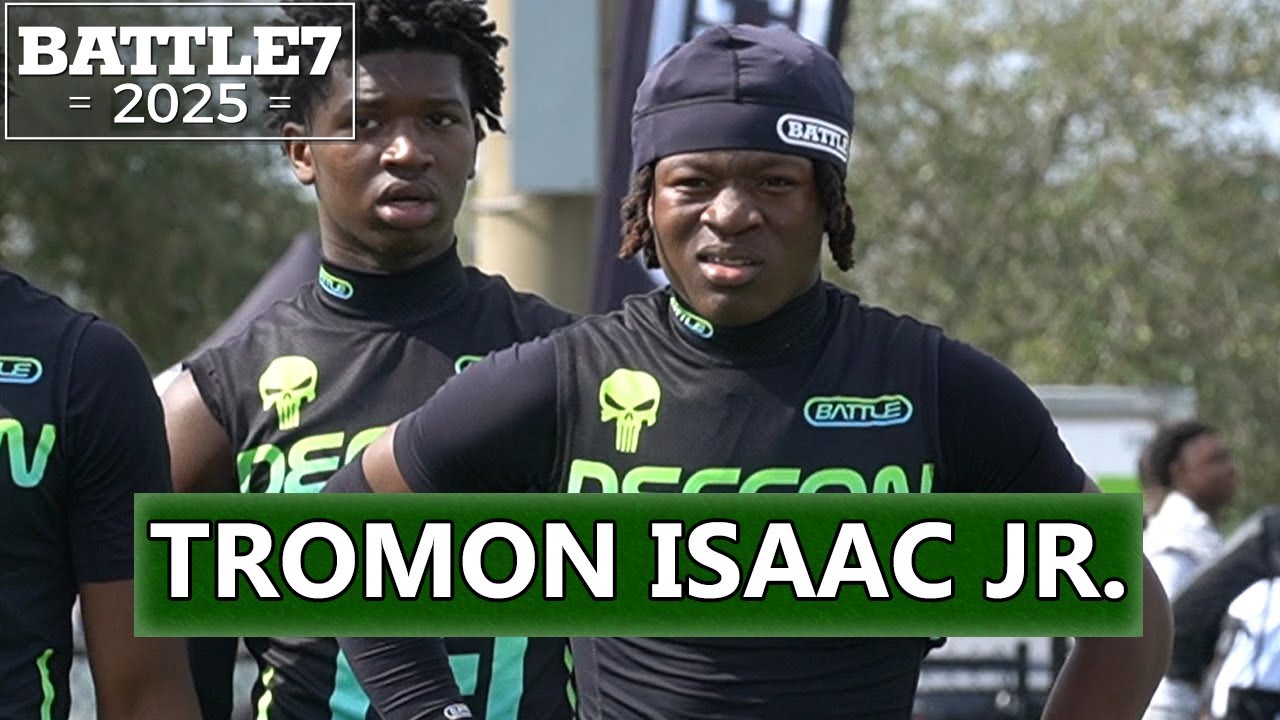 Chaminade-Madonna 2028 WR Tromon Isaac Jr. at Battle Miami 7v7 ...