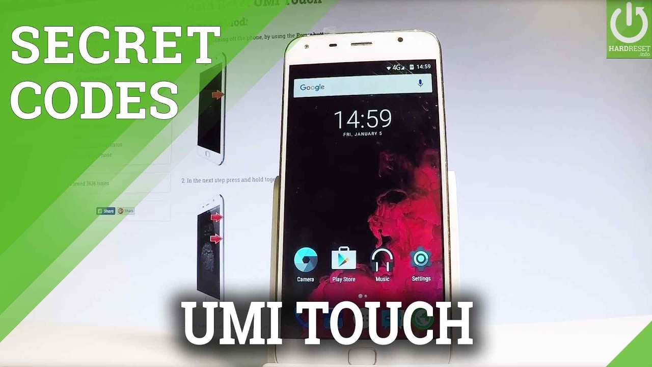 UMI Touch CODES / Secret Mode / Hidden Menu / Tricks - YouTube
