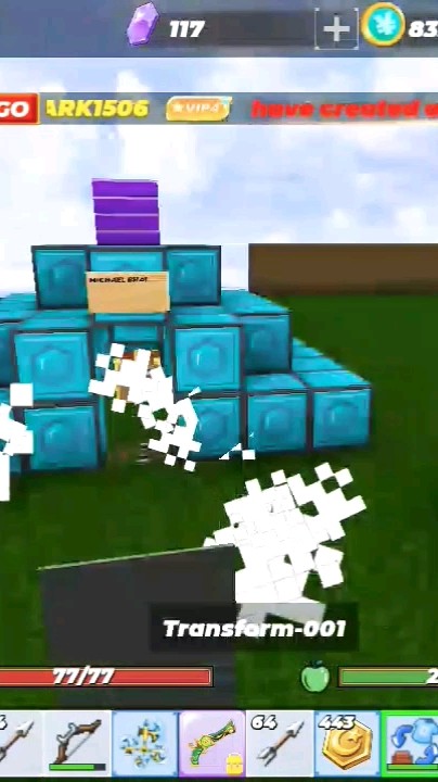 block man go sky block builds #trendingshorts #shortvideo #music # ...
