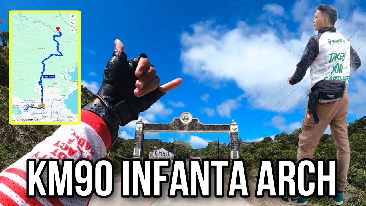 BYAHENG KILOMETER 90 INFANTA ARCH | SOLO RIDE - YouTube