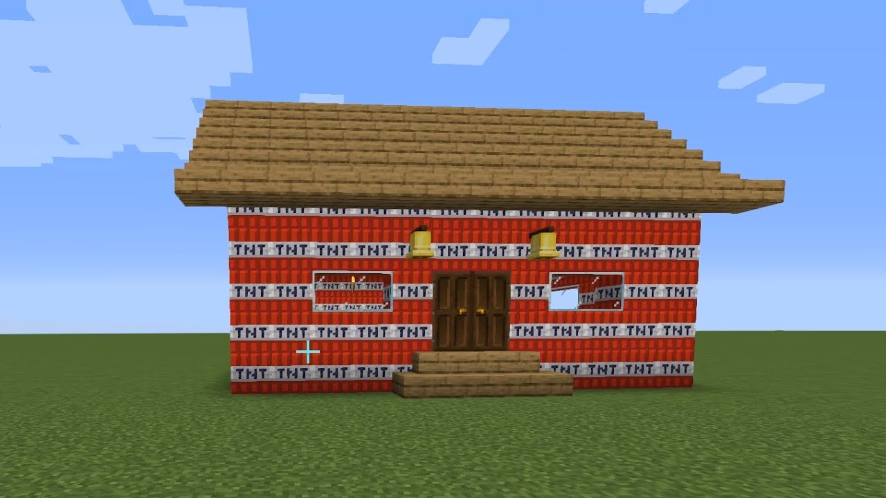 TNT house minecraft - YouTube
