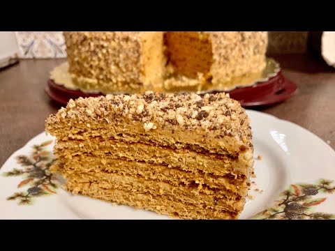 Торта Медовик от готови кори - за нула време вкусна нежна торта