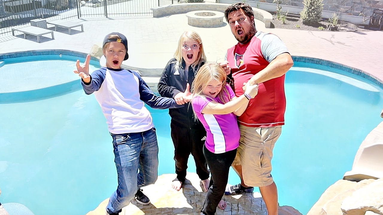 LAST to FALL in the POOL WINS! Part 2 - YouTube