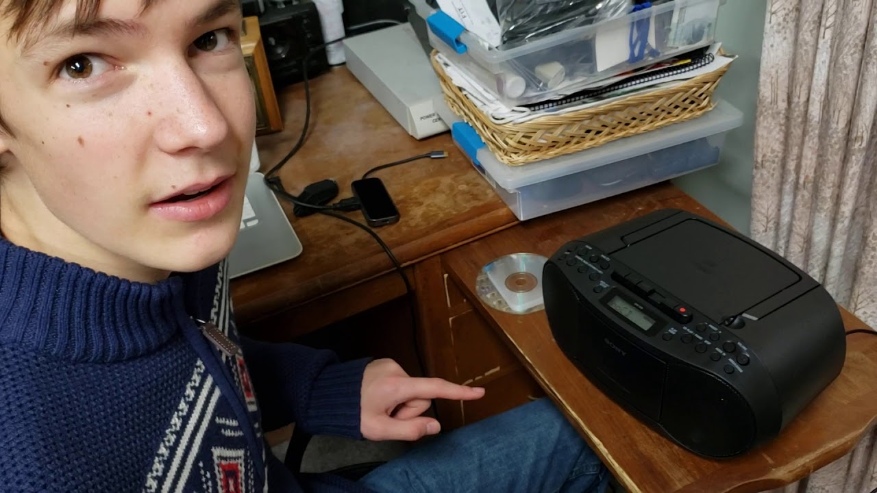 First Time Using a Cassette Tape Player/Recorder - YouTube