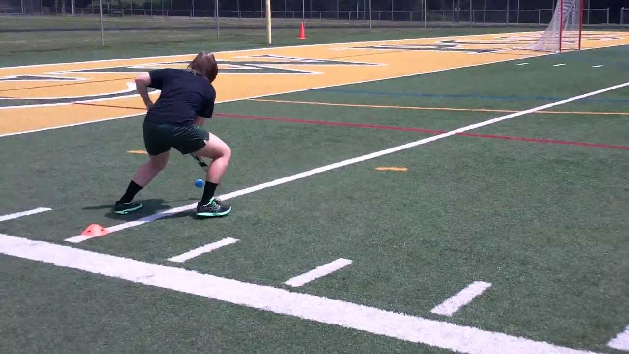 LI Speed and Agility Training Field Hockey 5-10-10 Drill - YouTube