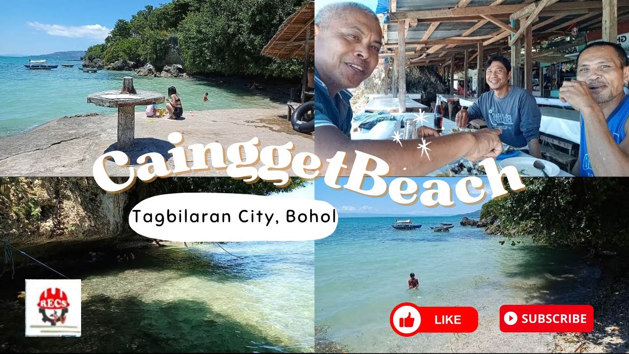 CAINGGET BEACH TAGBILARAN CITY BOHOL PHILIPPINES - YouTube
