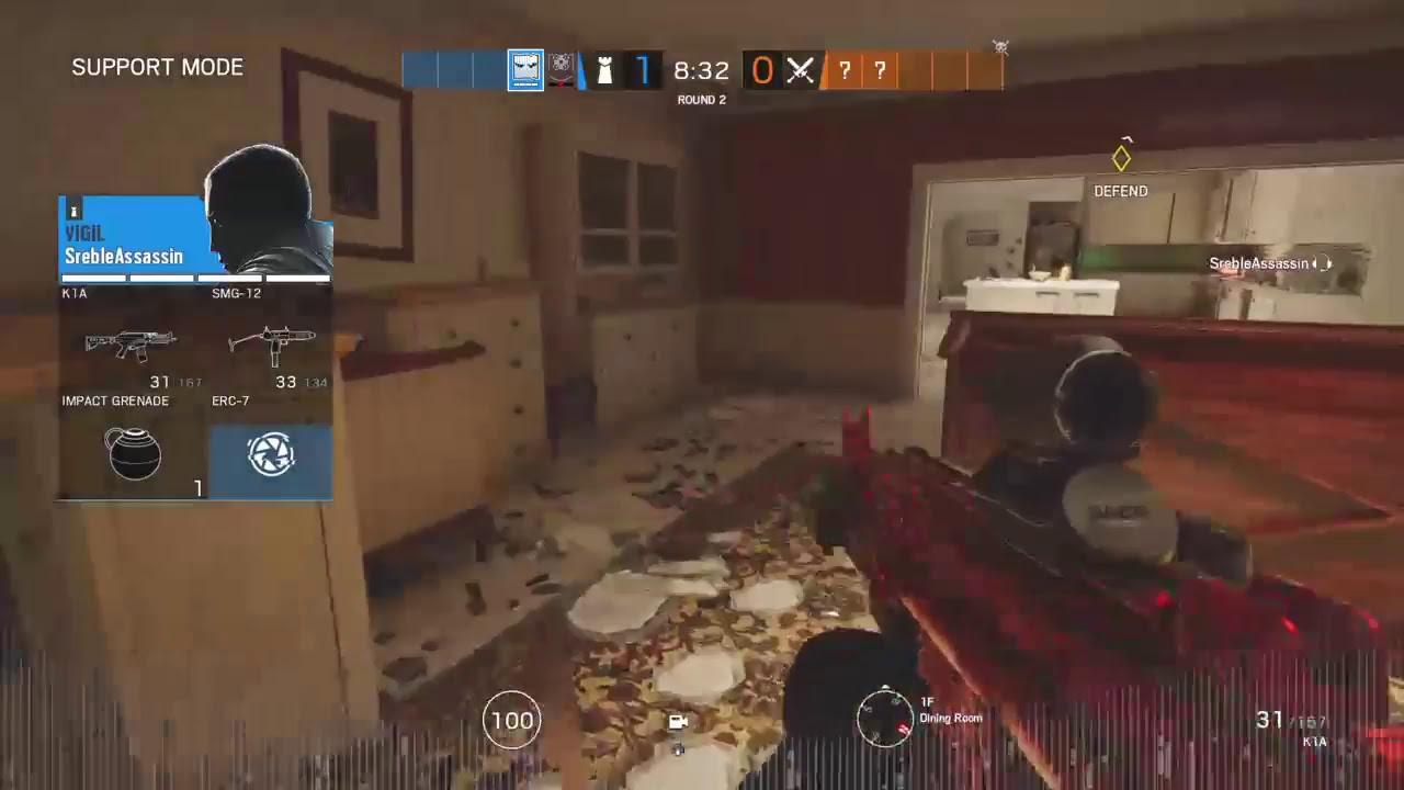 Rainbow six siege custom game 2v2 fun - YouTube