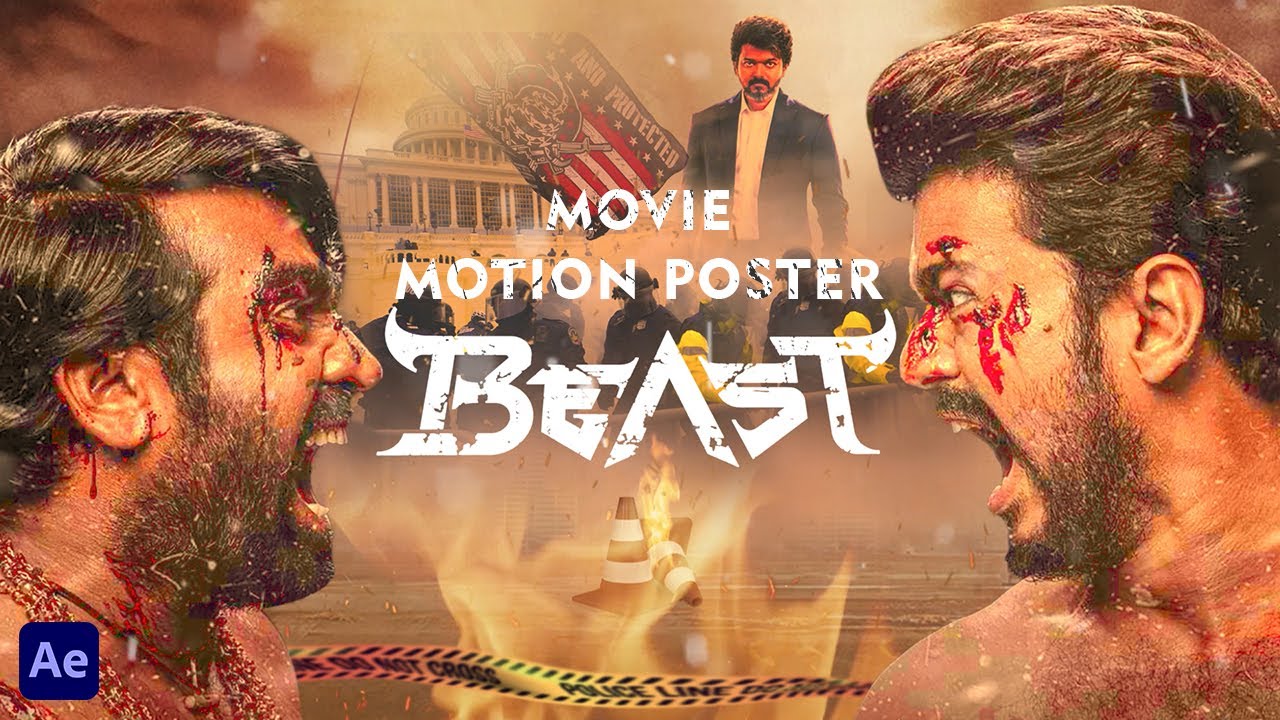 MOVIE MOTION POSTER I After Effects - YouTube