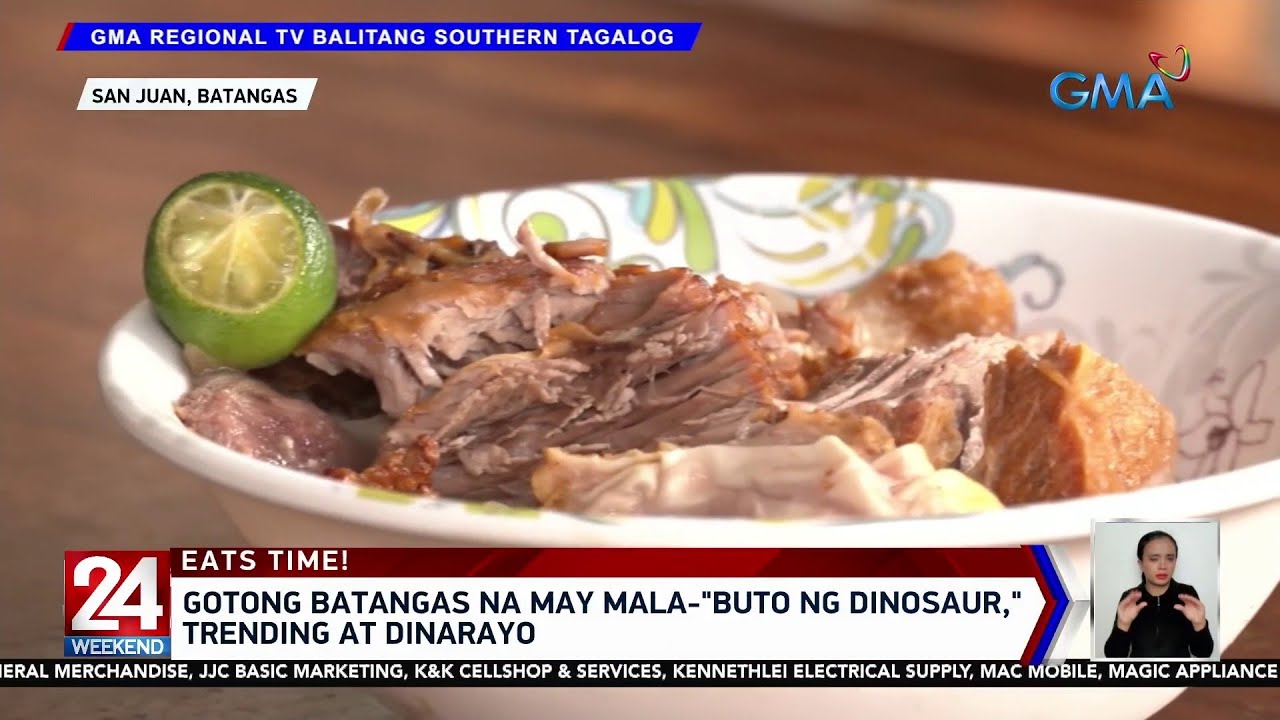 Gotong Batangas na may mala-"buto ng dinosaur," trending at dinarayo ...