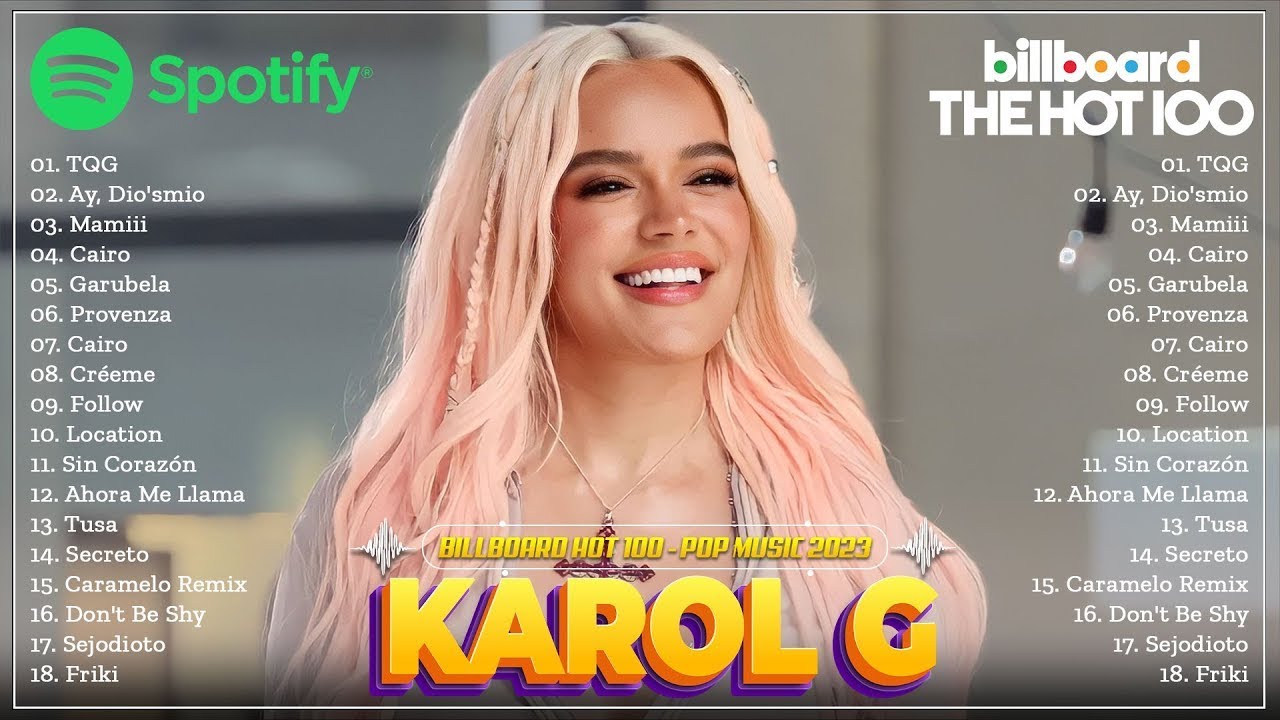 MIX REGGAETON 2023 - KAROL G MIX EXITOS 2023 - GRANDES EXITOS DE KAROL ...