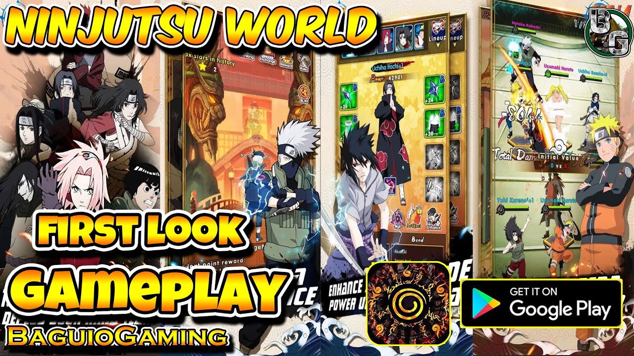 Ninjutsu World Gameplay/First Look/New Mobile Game - YouTube