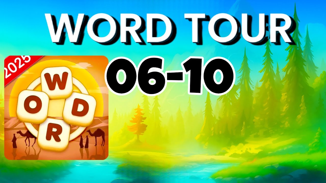 WORD TOUR level 6 7 8 9 10 - YouTube