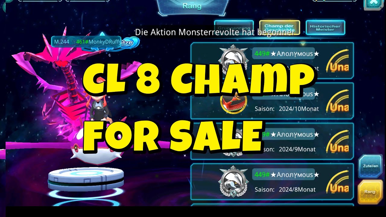 CL 8 Champ Account - kurzer Einblick - YouTube
