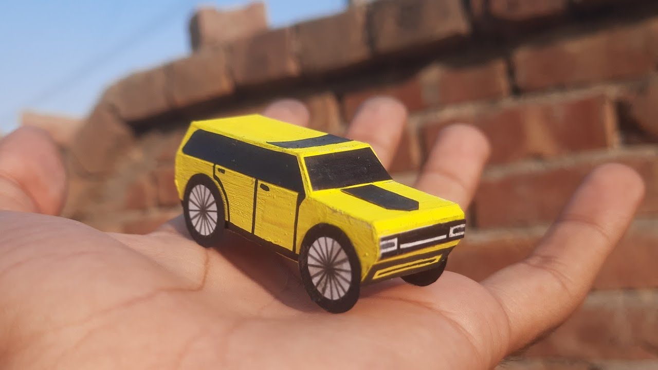 Handmade car /Easy paper car /new paper model /art and craft /# ...