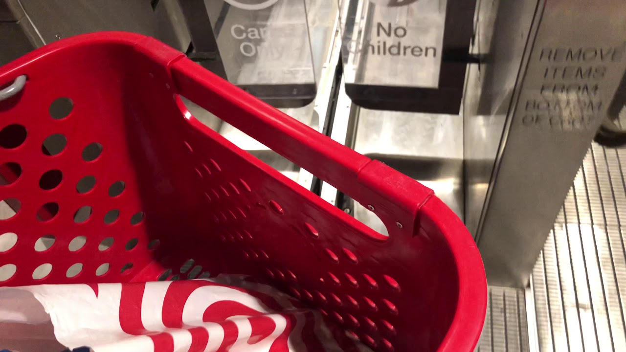 Pflow Cartveyor Model Cart Escalator at Target East Hollywood, CA - YouTube
