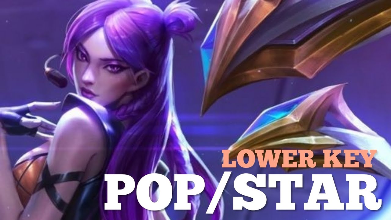 [KARAOKE] POP/STAR - K/DA (Lower Key) | Forever YOUNG - YouTube