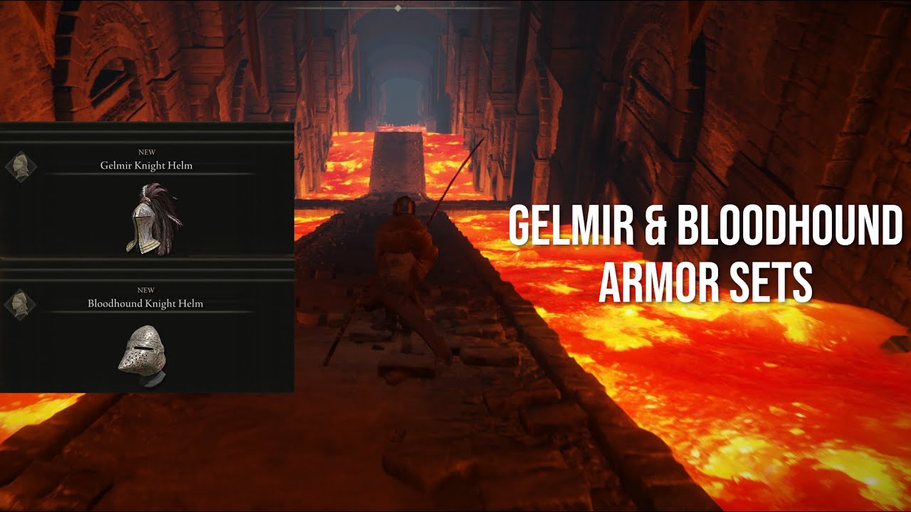 Elden Ring - Bloodhound & Gelmir Knight Armor Sets Location - YouTube