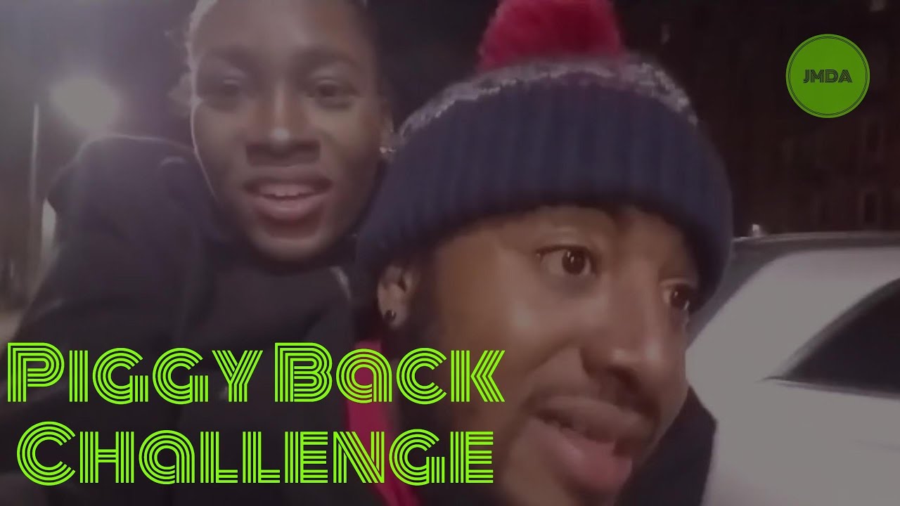 Piggy Back Challenge!! || I Carried My Girlfriend Two Blocks - YouTube