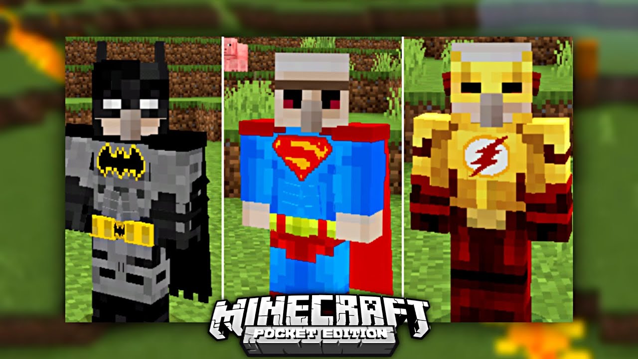BEST SUPER HERO MOD FOR MINECRAFT PE | MINECRAFT PE MODS (1.18+) - YouTube
