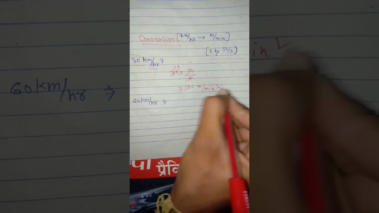 Convert Km h To M min mathstricks simplification mathclass study Convert Km h To M min mathstricks simplification mathclass study