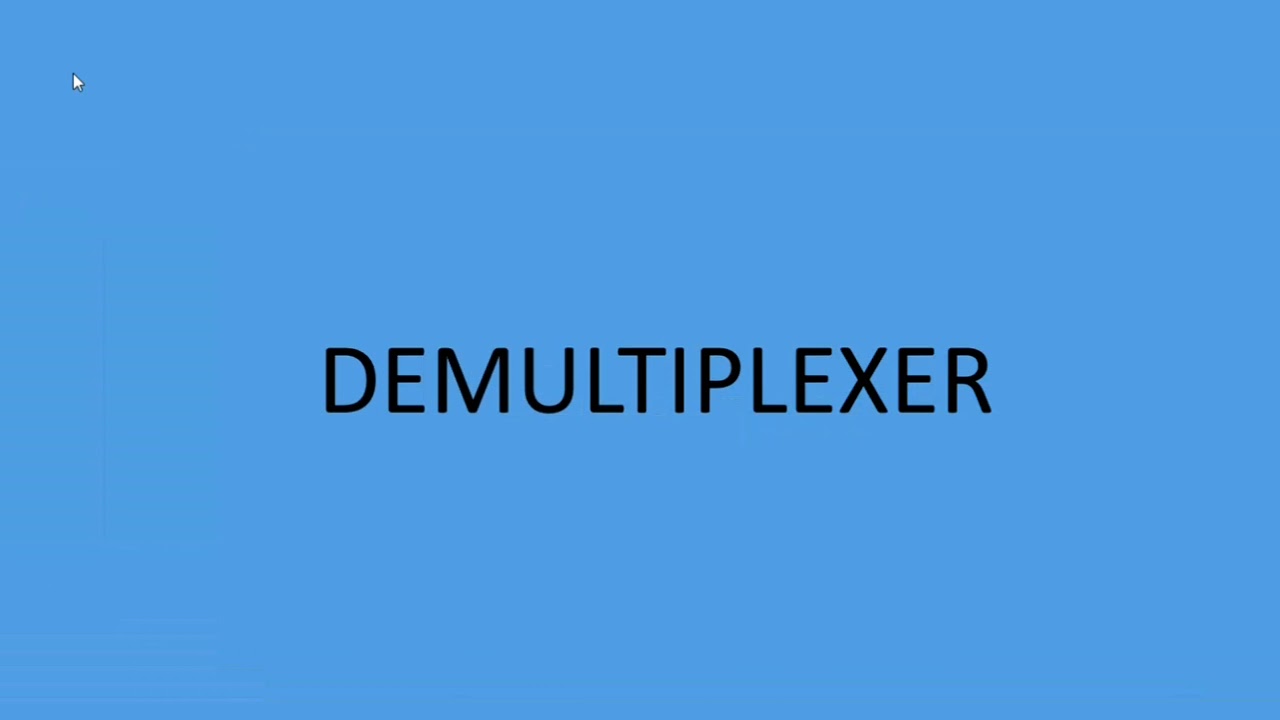 MULTIPLEXER DEMULTIPLEXER MULTISIM - YouTube