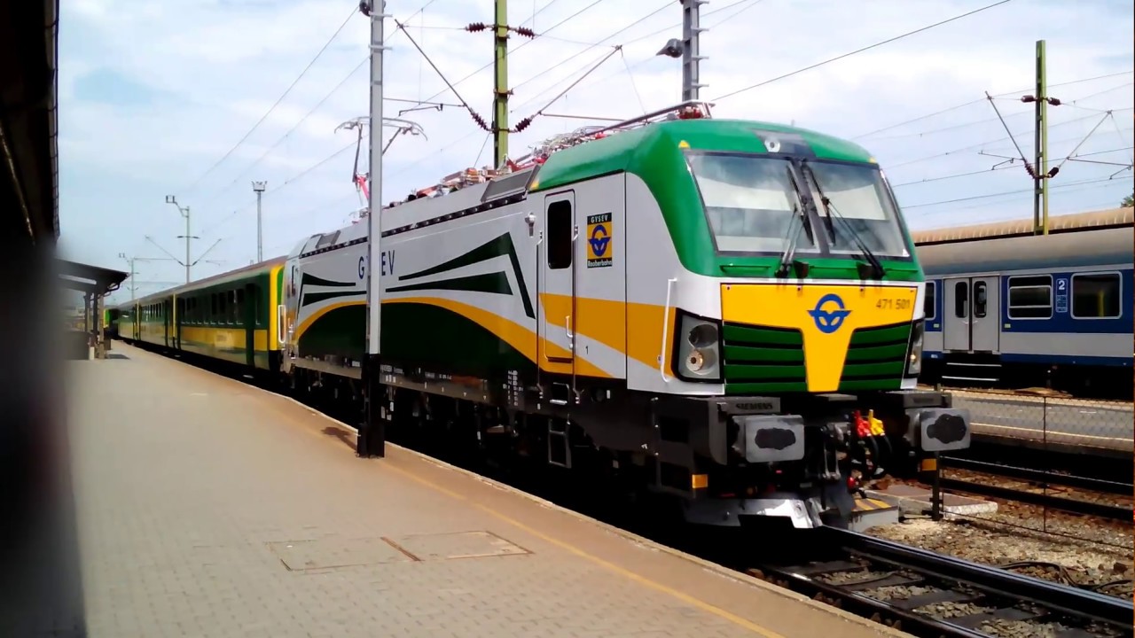GySEV 471 501 - VECTRON - 2017.07.07. Szombathely - YouTube