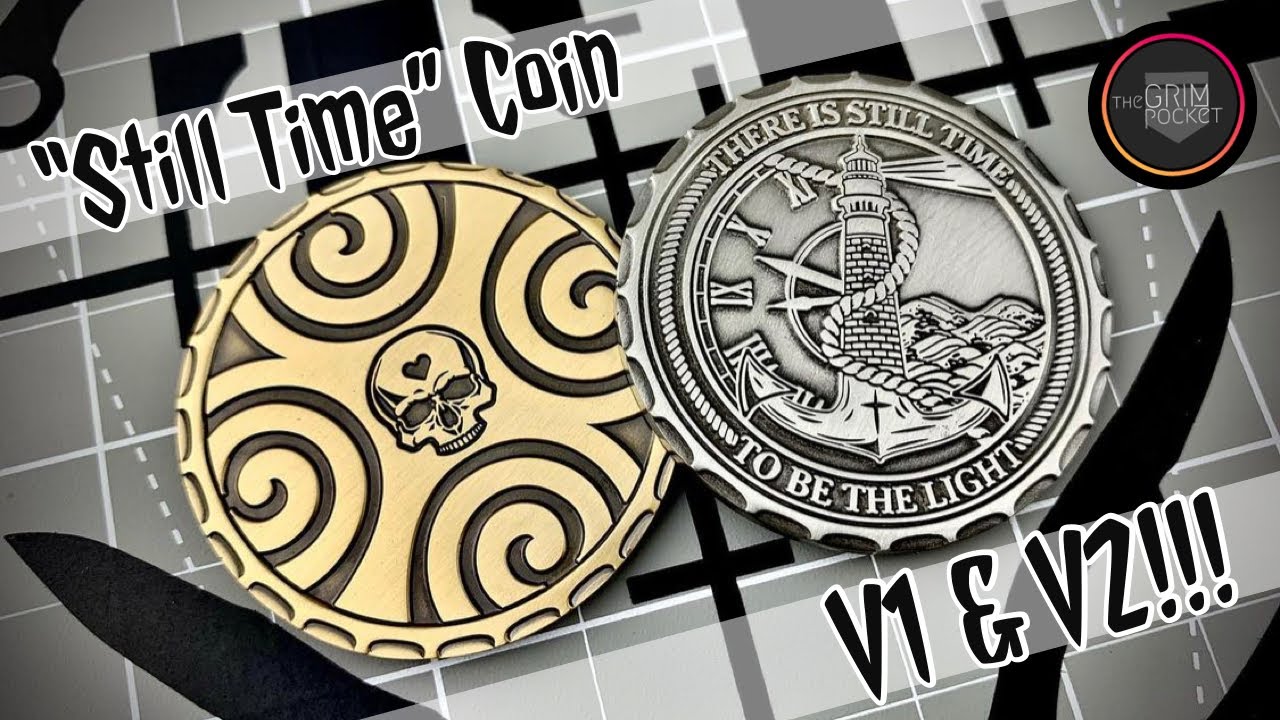 “Still Time” EDC/Challenge Coin by The Grim Pocket!!! #edc # ...