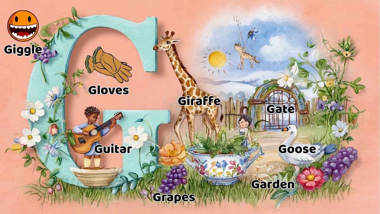 G is for Giraffe! | Fun Alphabet Song to Learn the Letter G | Kidosong ...