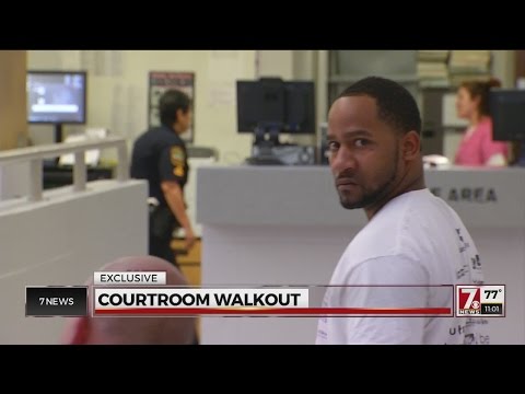 VIDEO: Man deputies say got 11-year-old pregnant storms out of bond hearing