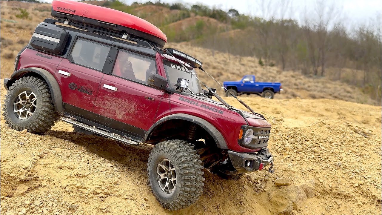 TRAXXAS TRX-4 | Ford NEW Bronco 1/10 Scale RC car Off-road Driving 4X4 ...
