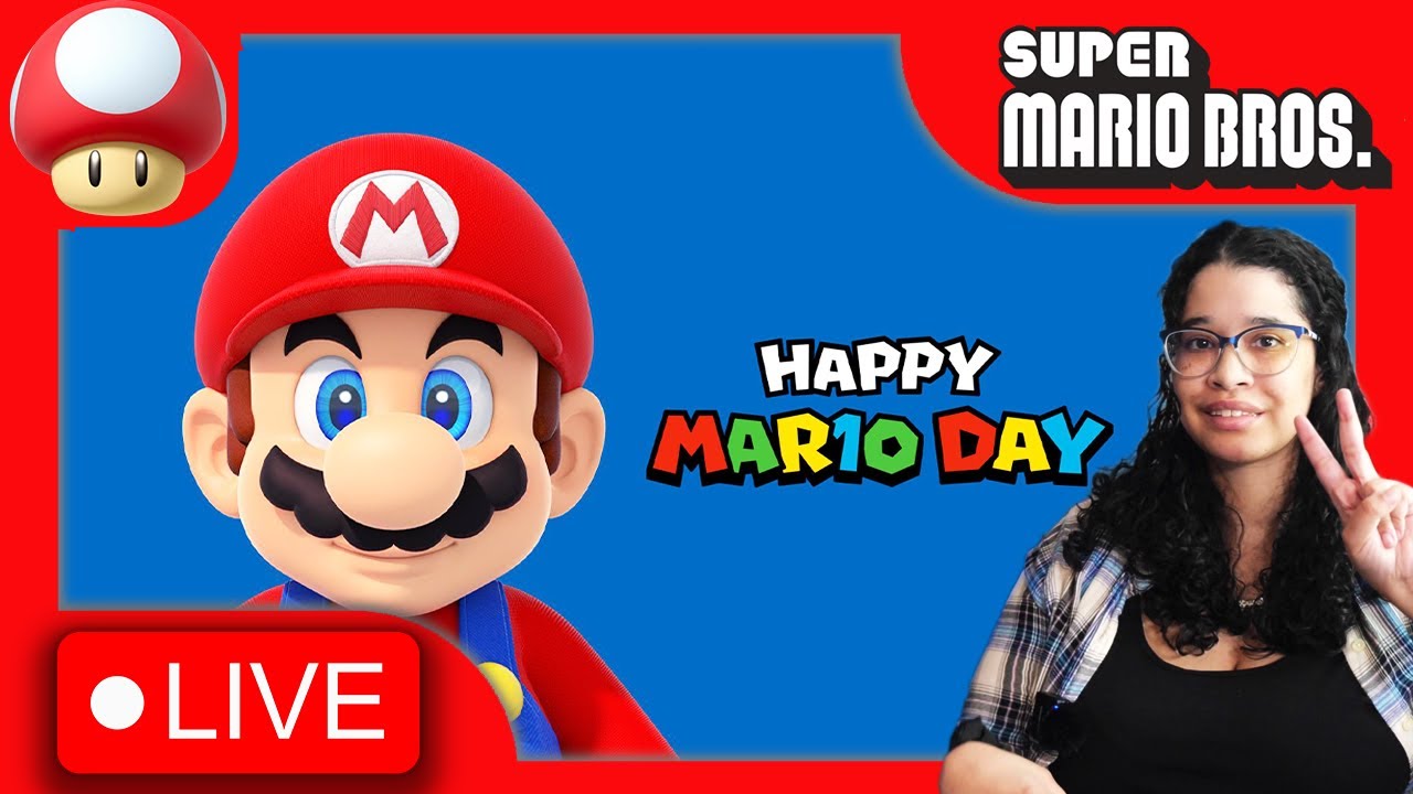 Mandyleeplays HAPPY MARIO DAY STREAM - Lets Play Some Mario Games - YouTube