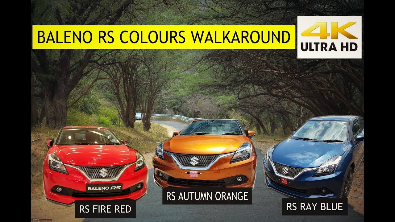 Baleno RS 2017 COLOURS WALKAROUND| BALENO RS RAY BLUE | BALENO RS ...