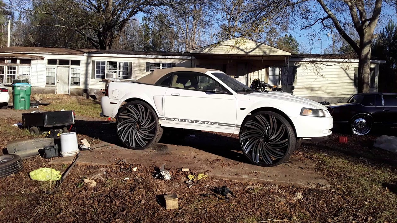 kutit kustomz mustang gt vert on 32s 😲😲😲 - YouTube