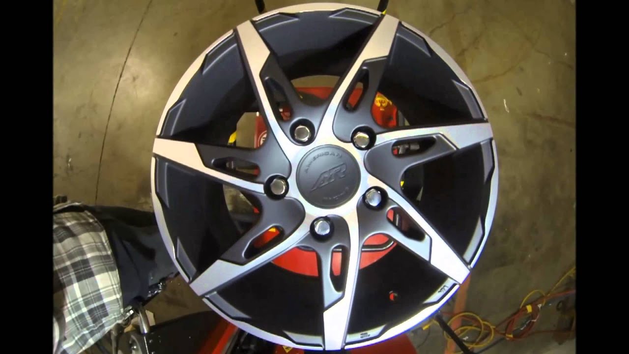 American Racing Wheels AR900 Black Machined - YouTube