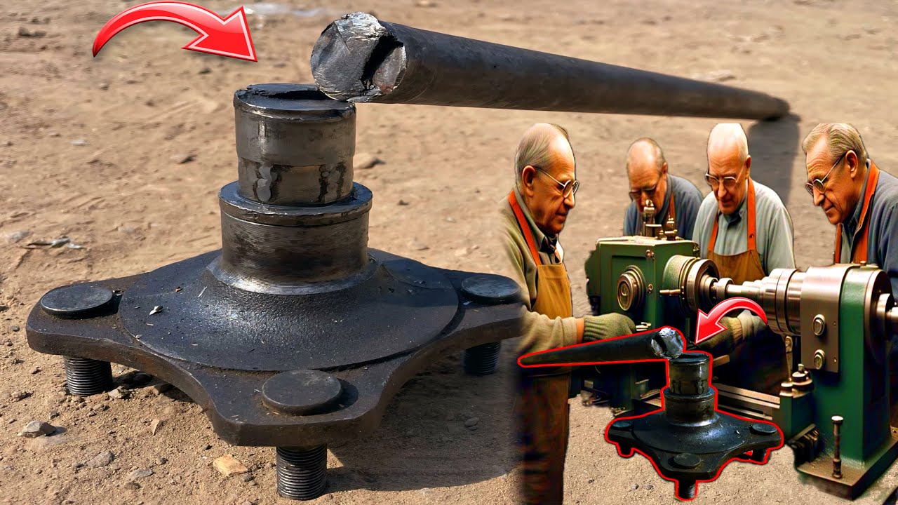 Incredible repair restoration a Broken Axcel || How to Repair of Broken ...