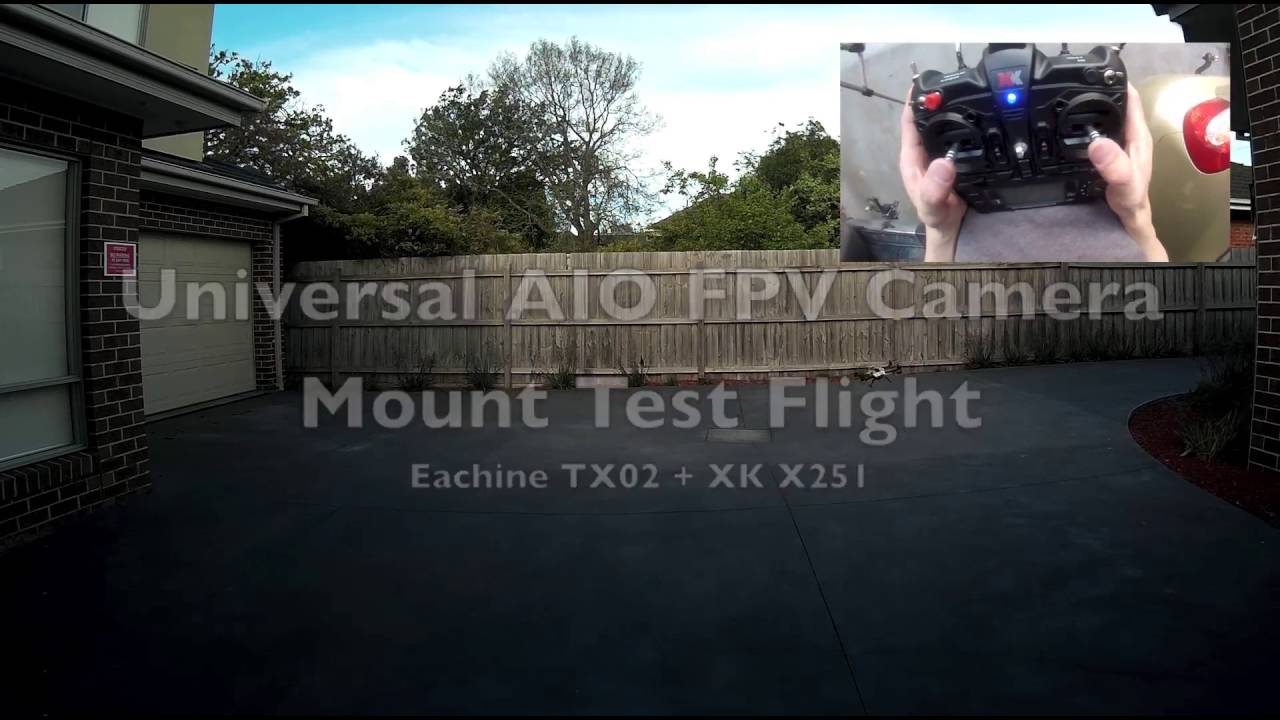 Prototype Universal Mount for AIO FPV Camera Part 2 - Test Flight ...