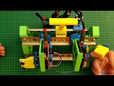 Demonstration: Arduino on a DIY din rail - YouTube