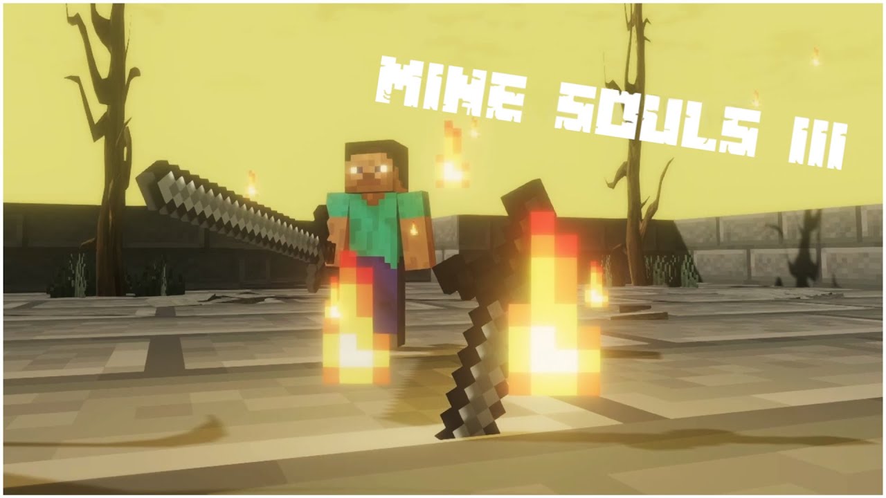 Minecraft and Dark Souls III CROSSOVER! Finally! - Mine Souls III - YouTube