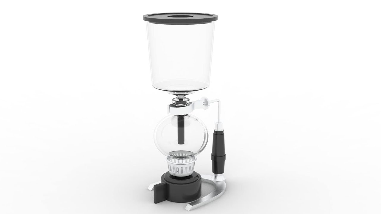 「DESIGN 253」 How to model Syphon coffee | Solidworks tutorial - YouTube