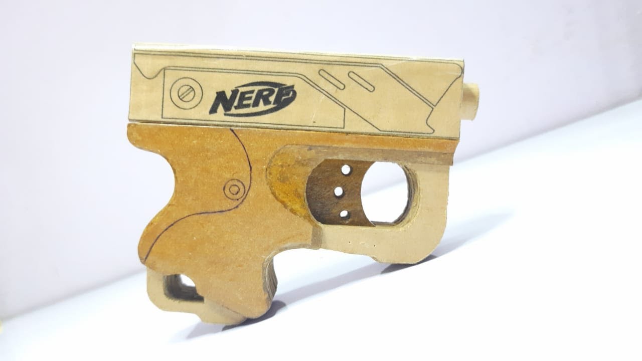 Nerf N-strike | how to make cardboard - YouTube