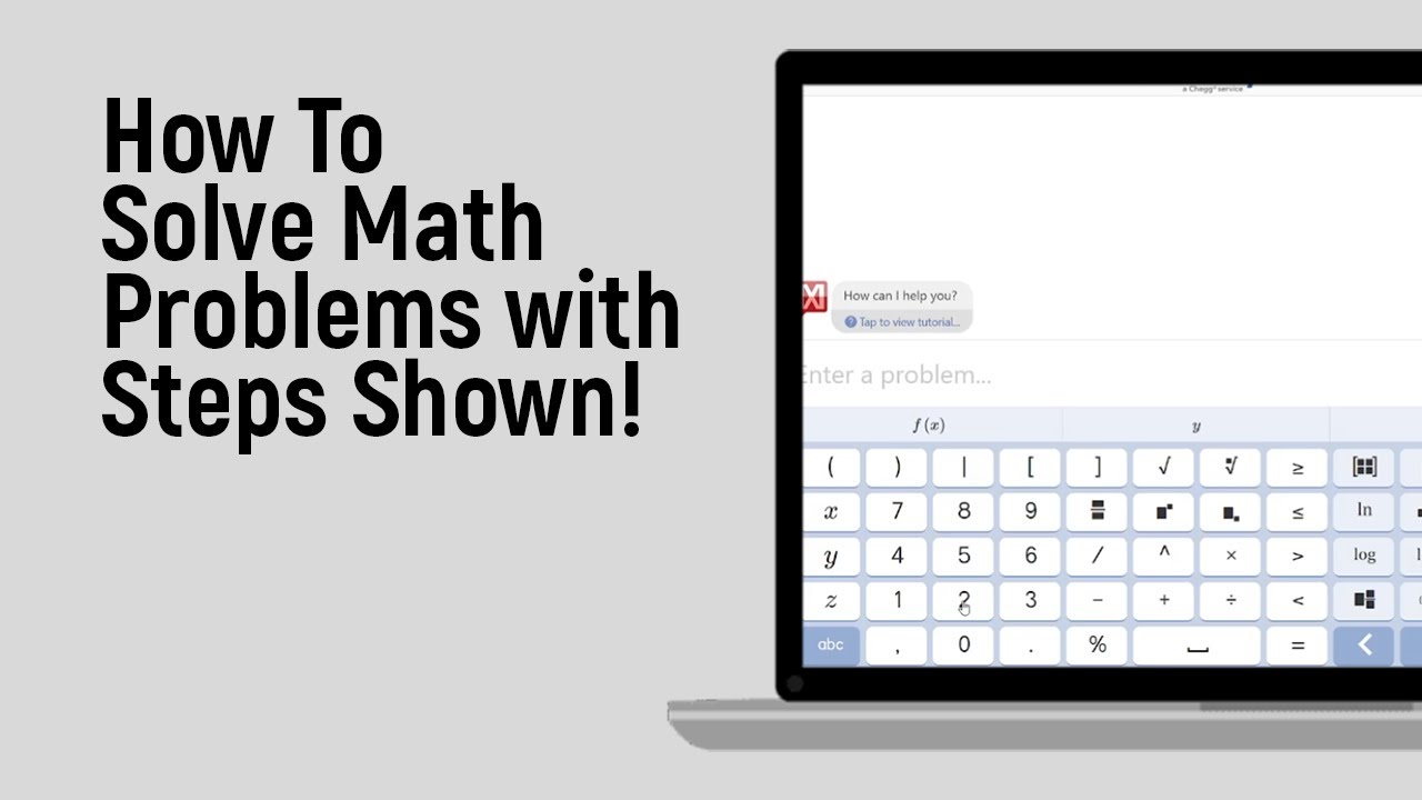 How to Solve Math Problems with Steps Shown [easy] - YouTube