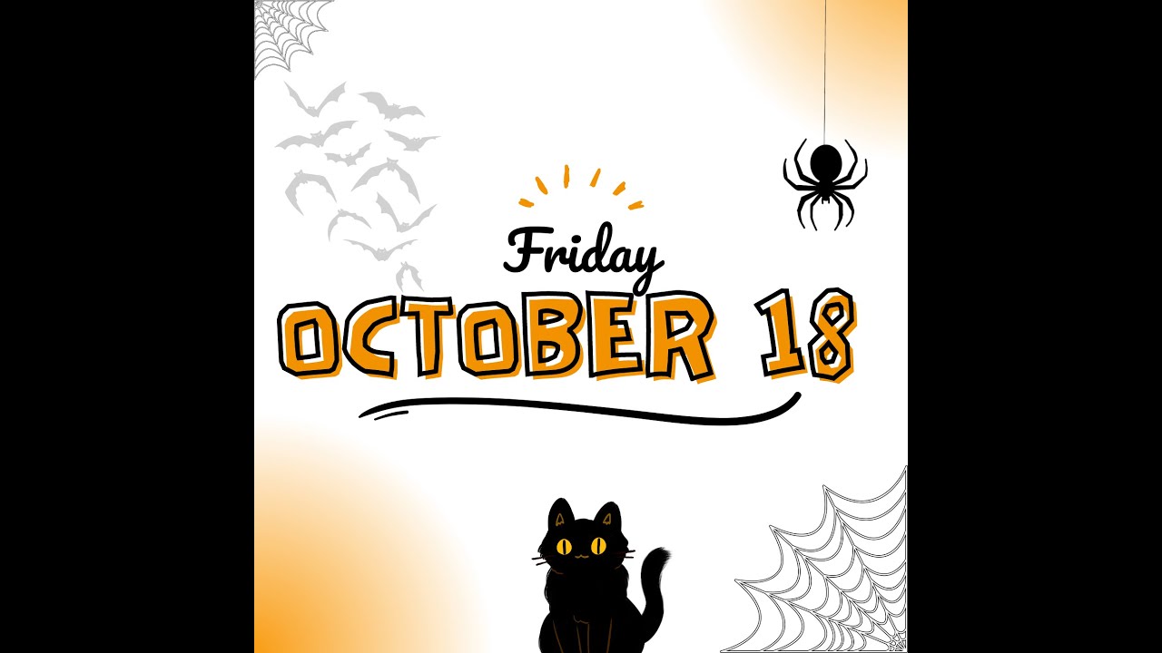 Friday Oct 18 2024 Morning Announcements - YouTube