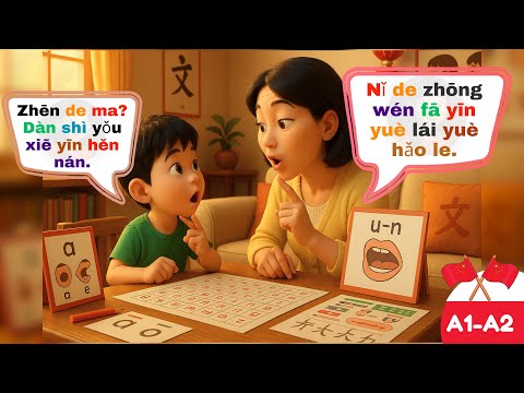 🇨🇳 中文普通话母子对话：适合 HSK 1-2 初学者的自然对话