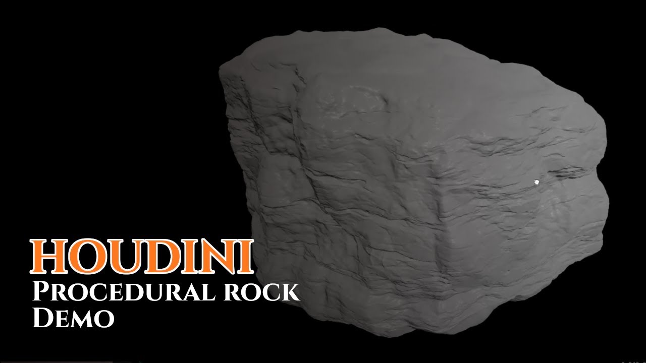 Houdini | Procedural Rock Demo - YouTube