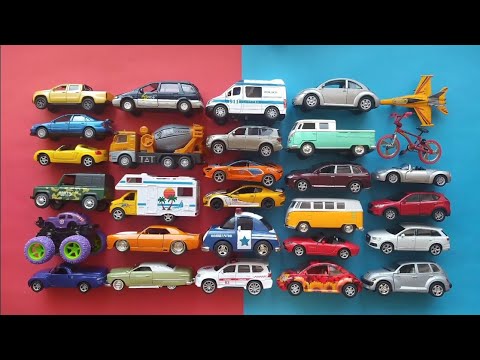 Die-cast Metal Scale Various Model CARS: Sedan, SUV, Sports, Offroad ...
