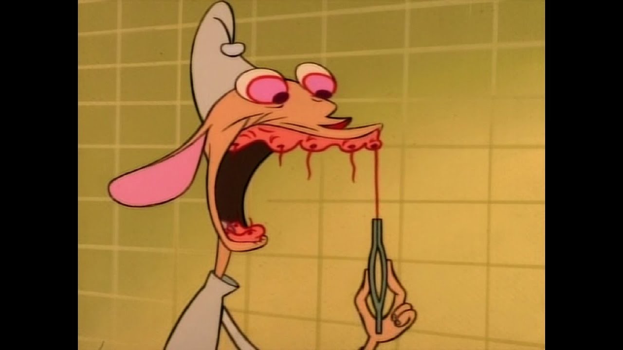 Ren & Stimpy UK edits - Ren's Toothache (Comedy Central Extra daytime ...
