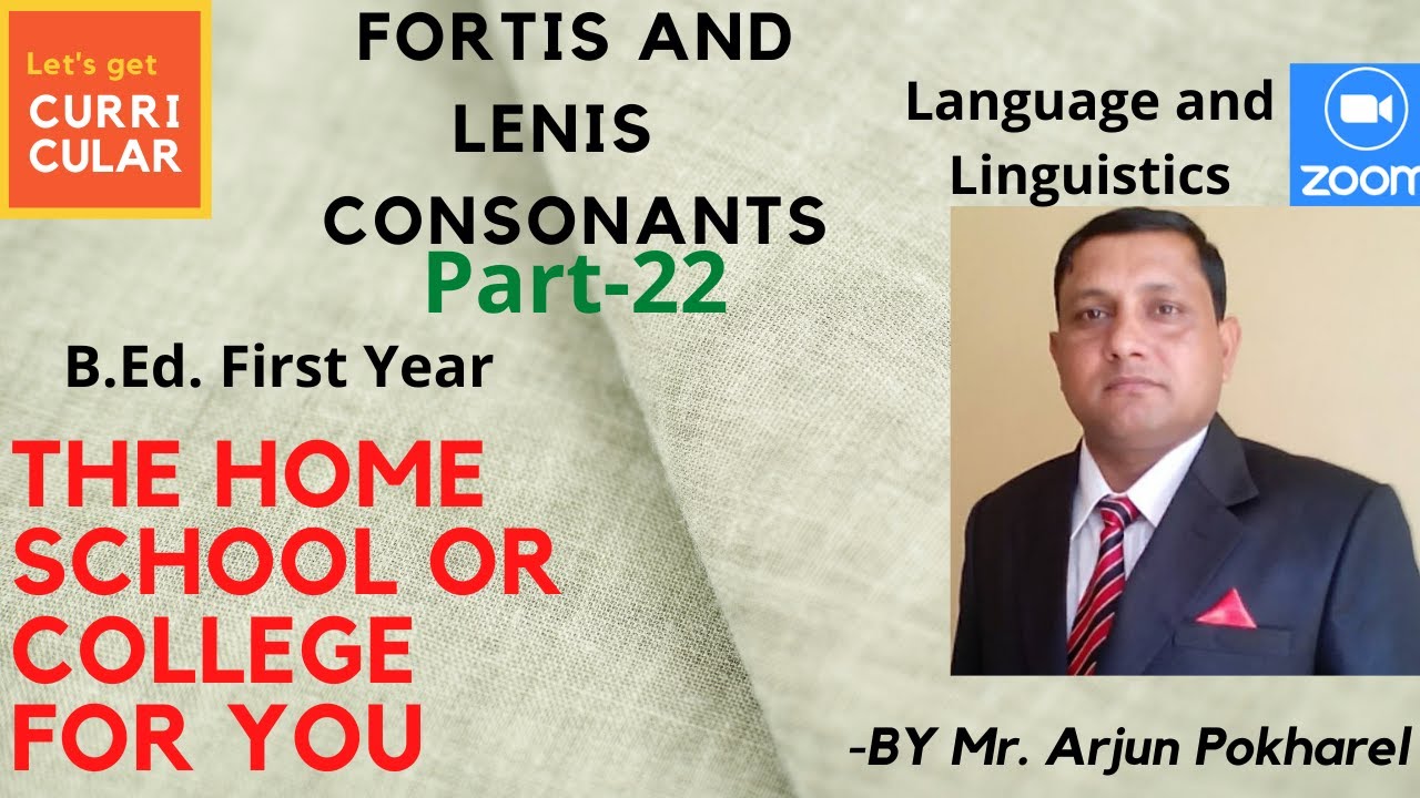 Fortis and Lenis | Supra-segmental Features -Definition/Length ...