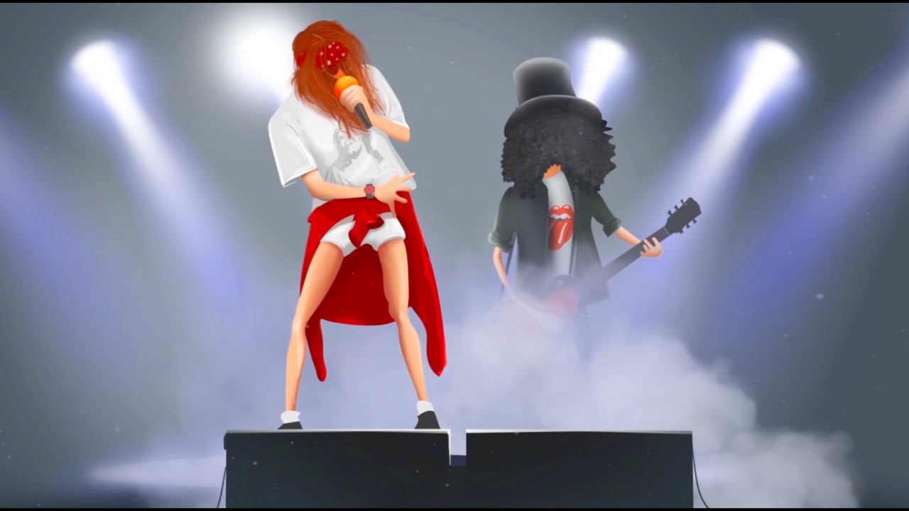 GUNS N' ROSES | 2D Animation - YouTube